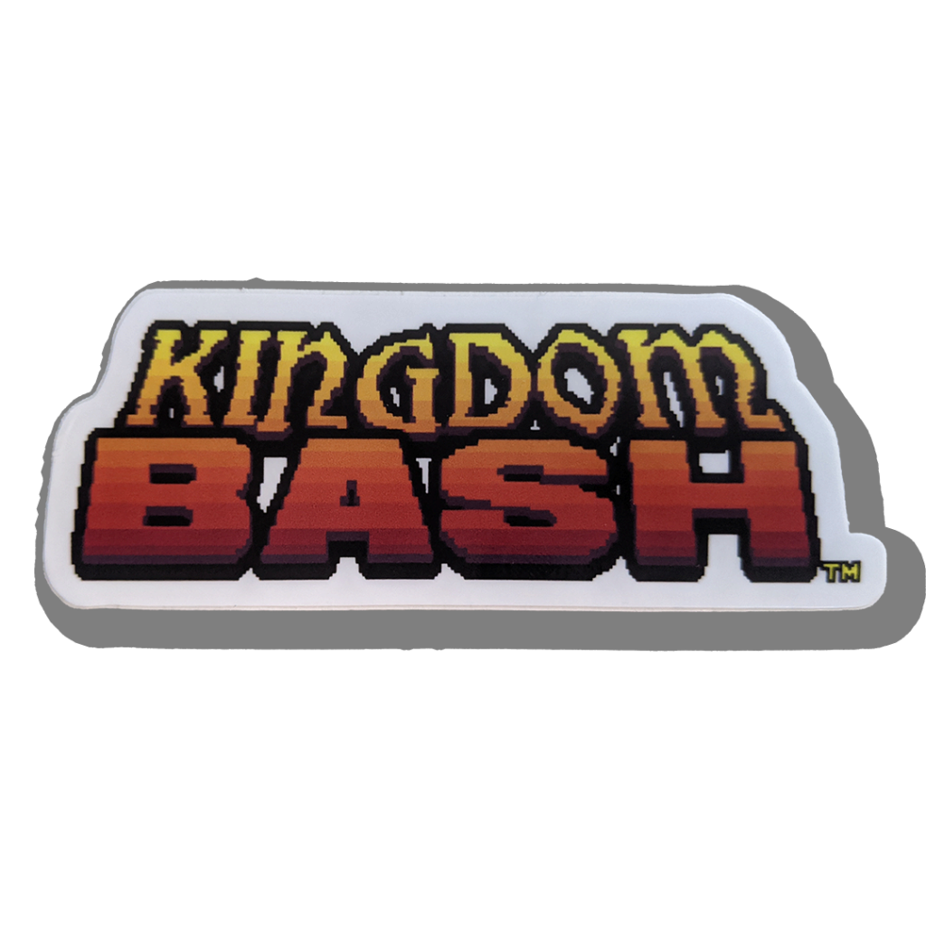 Kingdom Bash Logo Sticker – Matty Alan Estock's Shop